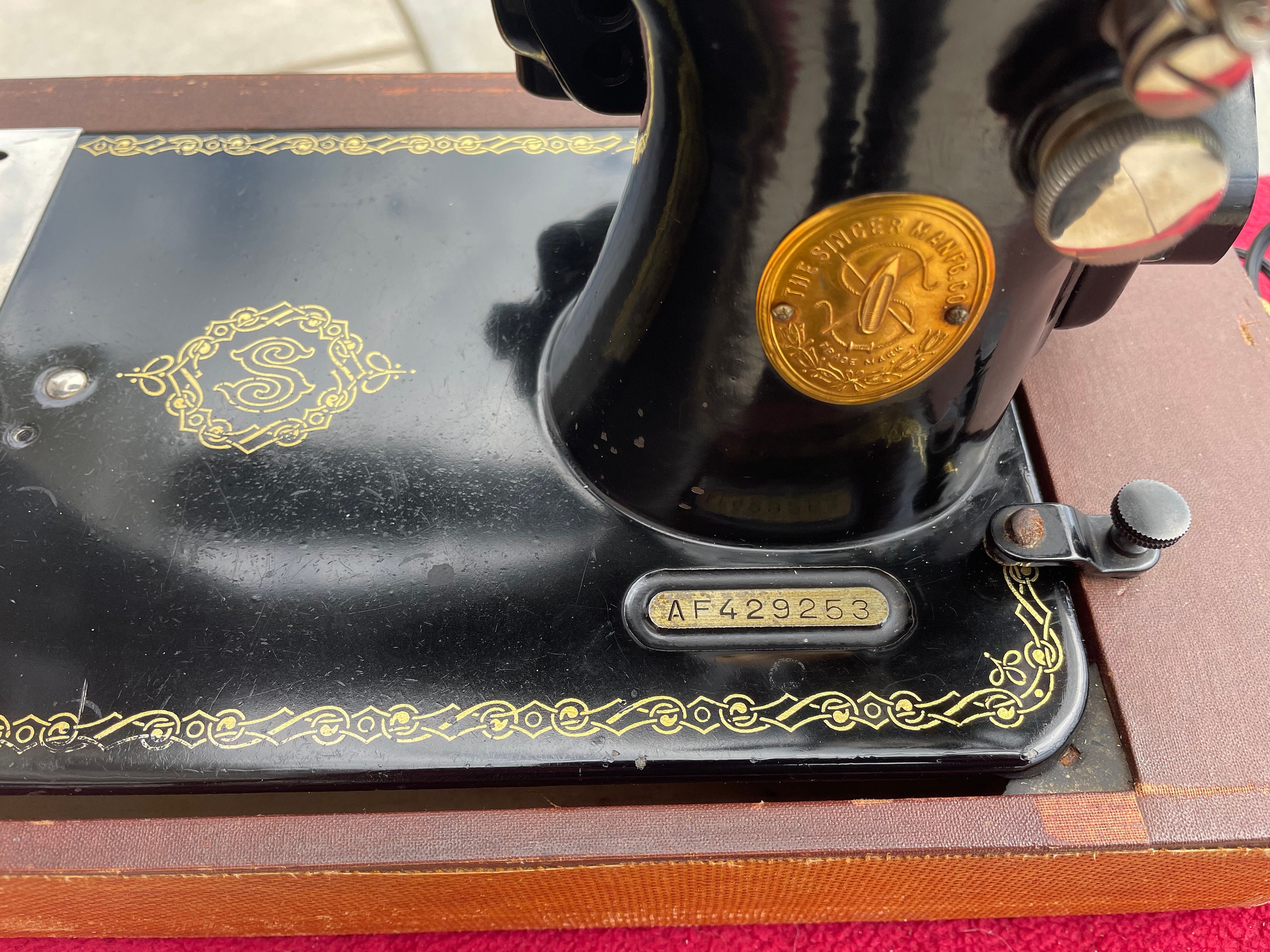 Singer 128 Sewing Machine 1940 Serial No. AF429253 - Etsy
