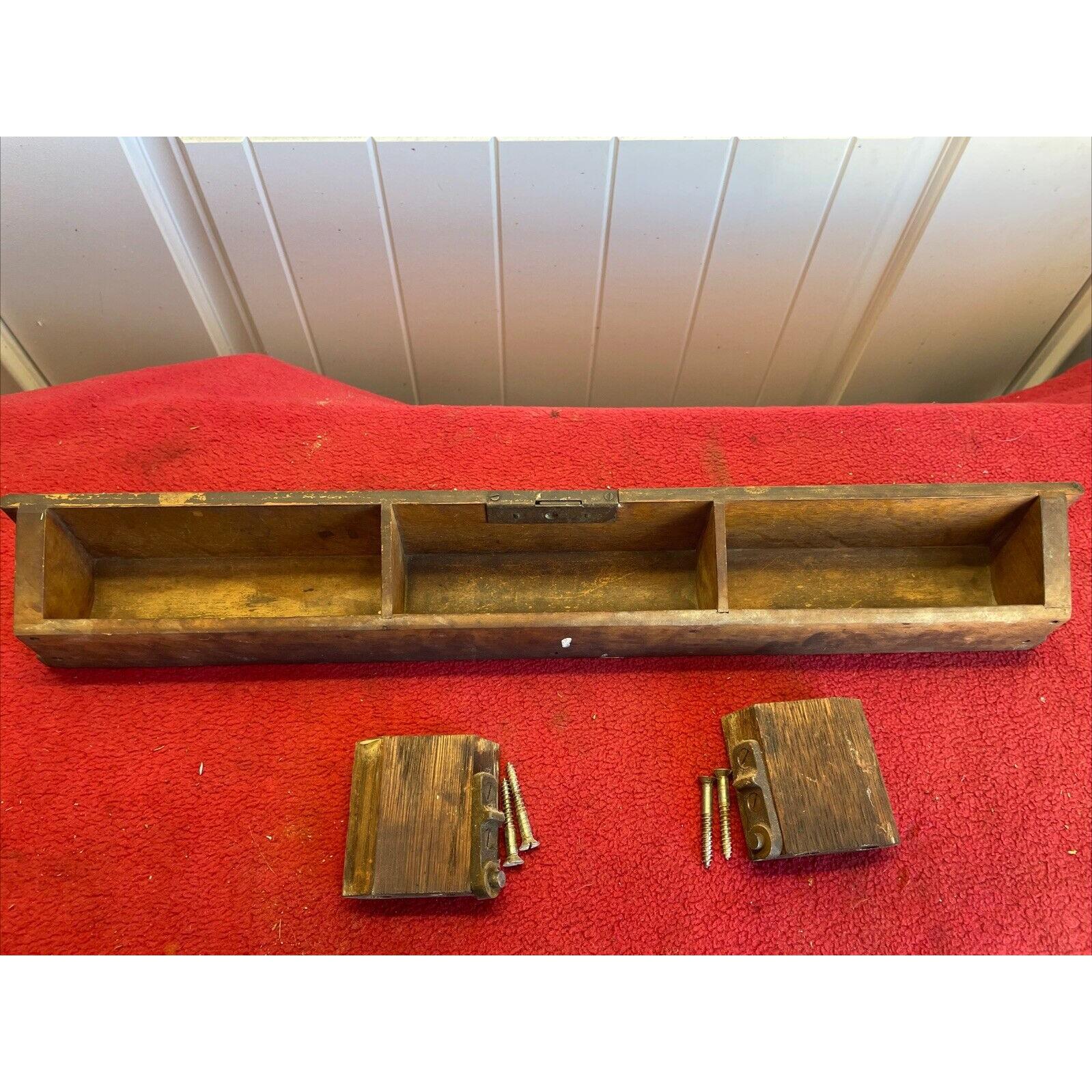 Singer Treadle Sewing Machine Tilt Out Front Drawer / Hinge Blocks ...