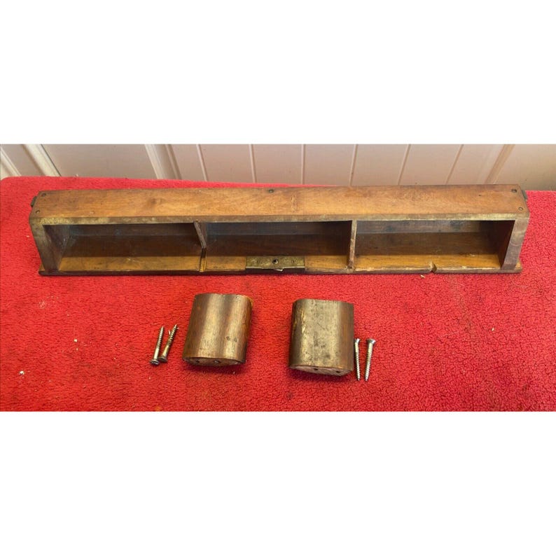 Singer Treadle Sewing Machine Tilt Out Front Drawer / Hinge Blocks ...