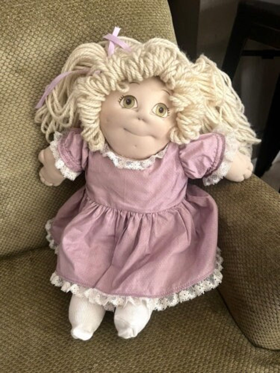 Vintage Lg 21 Handmade Cloth Cabbage Patch Look Alike - Etsy