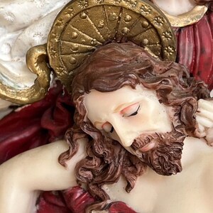 Vtg Giovanni Collection 11.5" Tall Mary, Jesus Angels Post Crucifixion ...