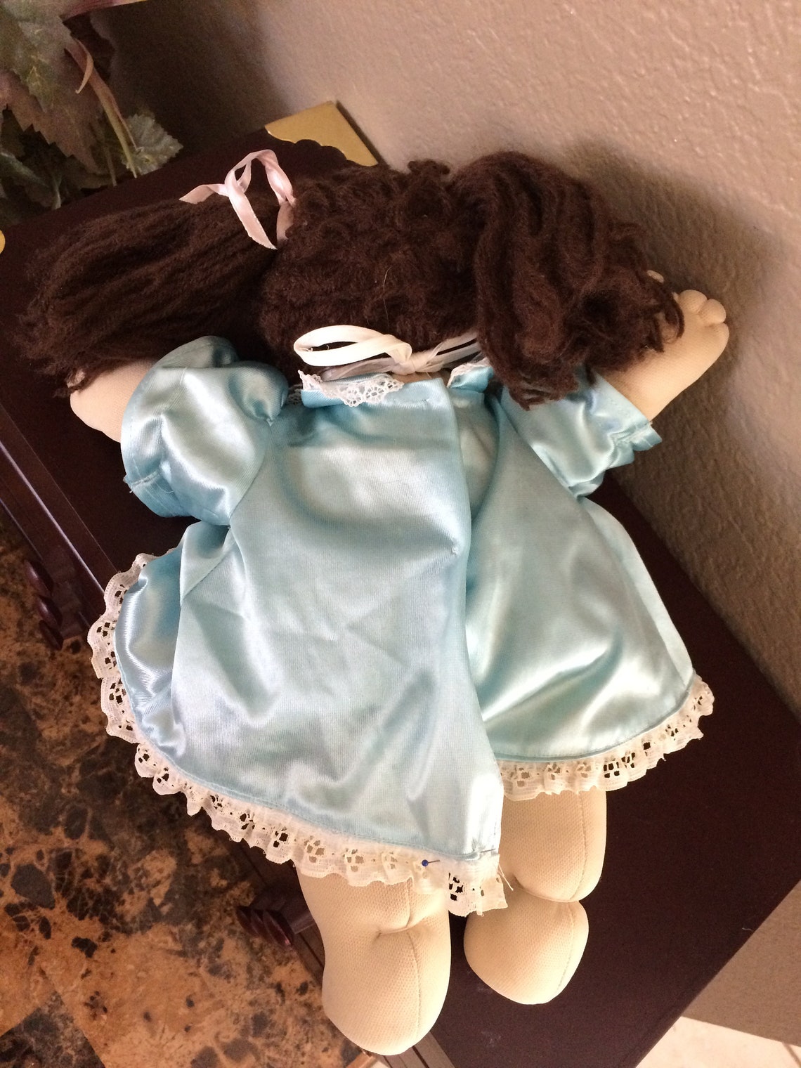 Hand Made 14" Porcelain Head Cloth Cabbage Patch Doll by Toni Carcerana ...