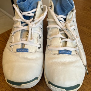 Vtg Air Jordan E2 2002 White, Carolina Blue & Silver Sz 13 020305Y3 B ...