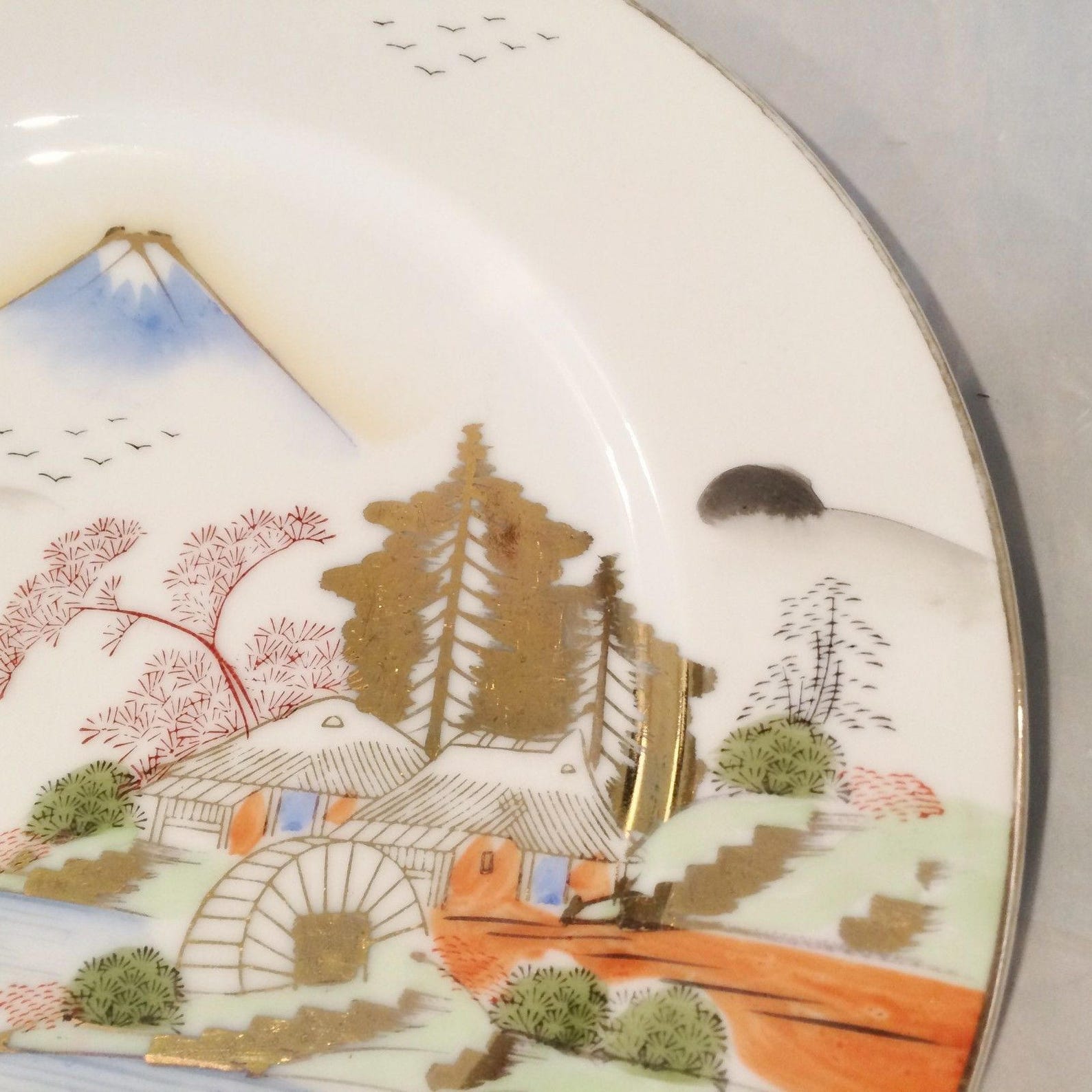Vintage Kutani Manna China Made in Japan Bowl and Dish Set - Etsy