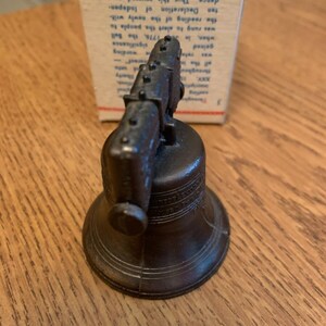 Vintage Penncraft Miniature 2 1/2"x 2" Metal Liberty Bell #610 W ...