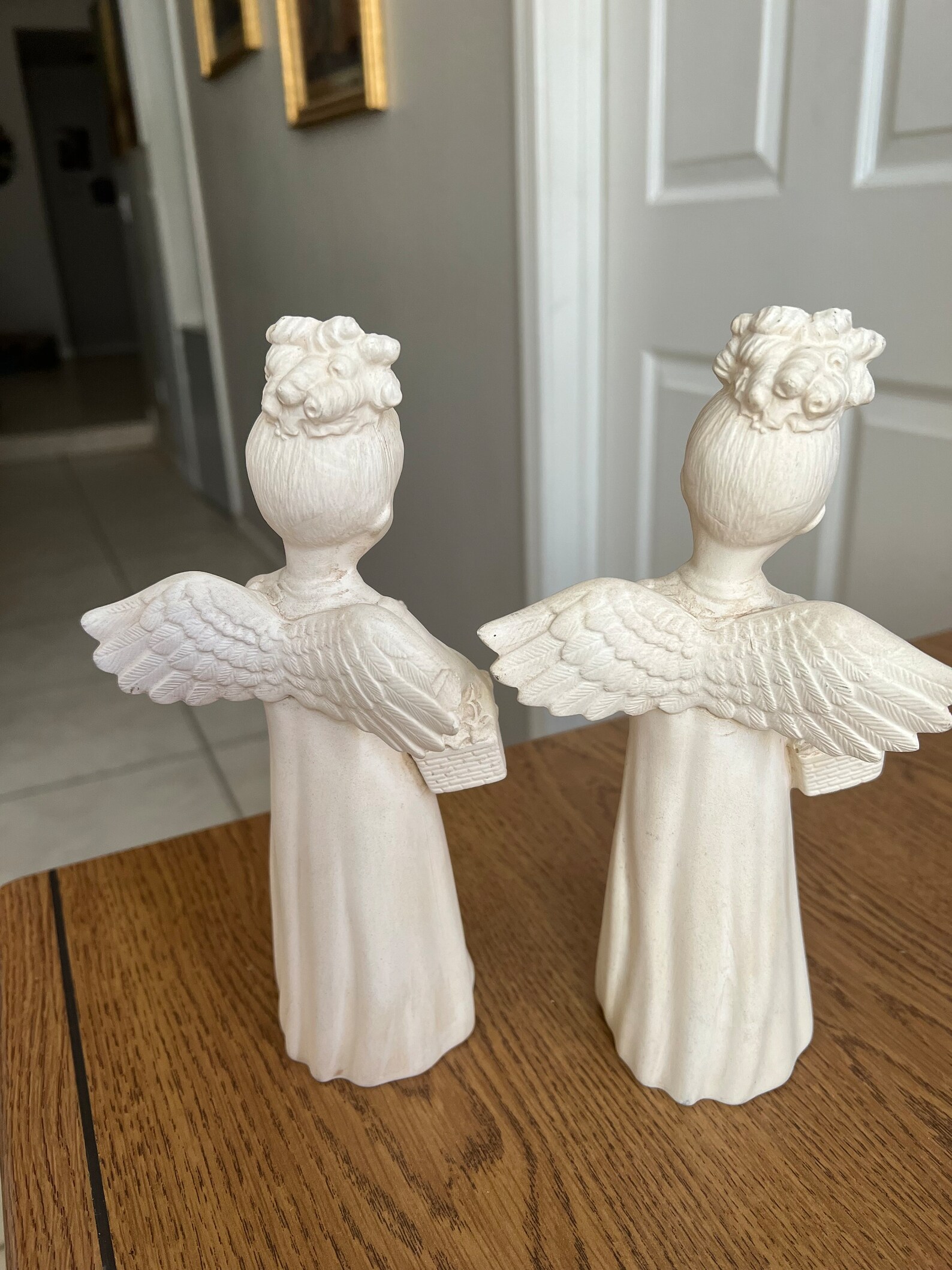 2 Vintage Ceramic Mold Christmas Angels 9 Each by Bea M. - Etsy