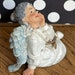 Vintage Resin Angel Grandma Granny Sitting Figurine Miniature 2.5 T X 3 ...