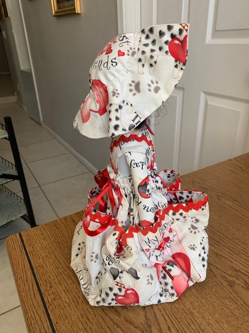 Vintage Handmade Dish Soap Bottle Country Doll W Bonnet Dark - Etsy