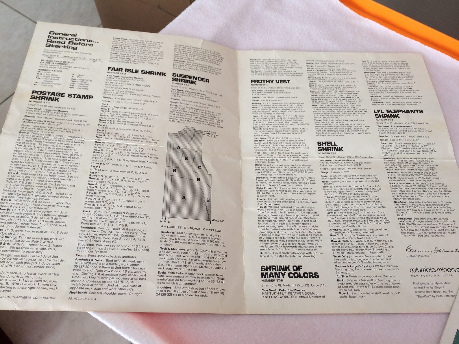 Vintage Set of 5 1970's Leaflets by American Thread - Etsy