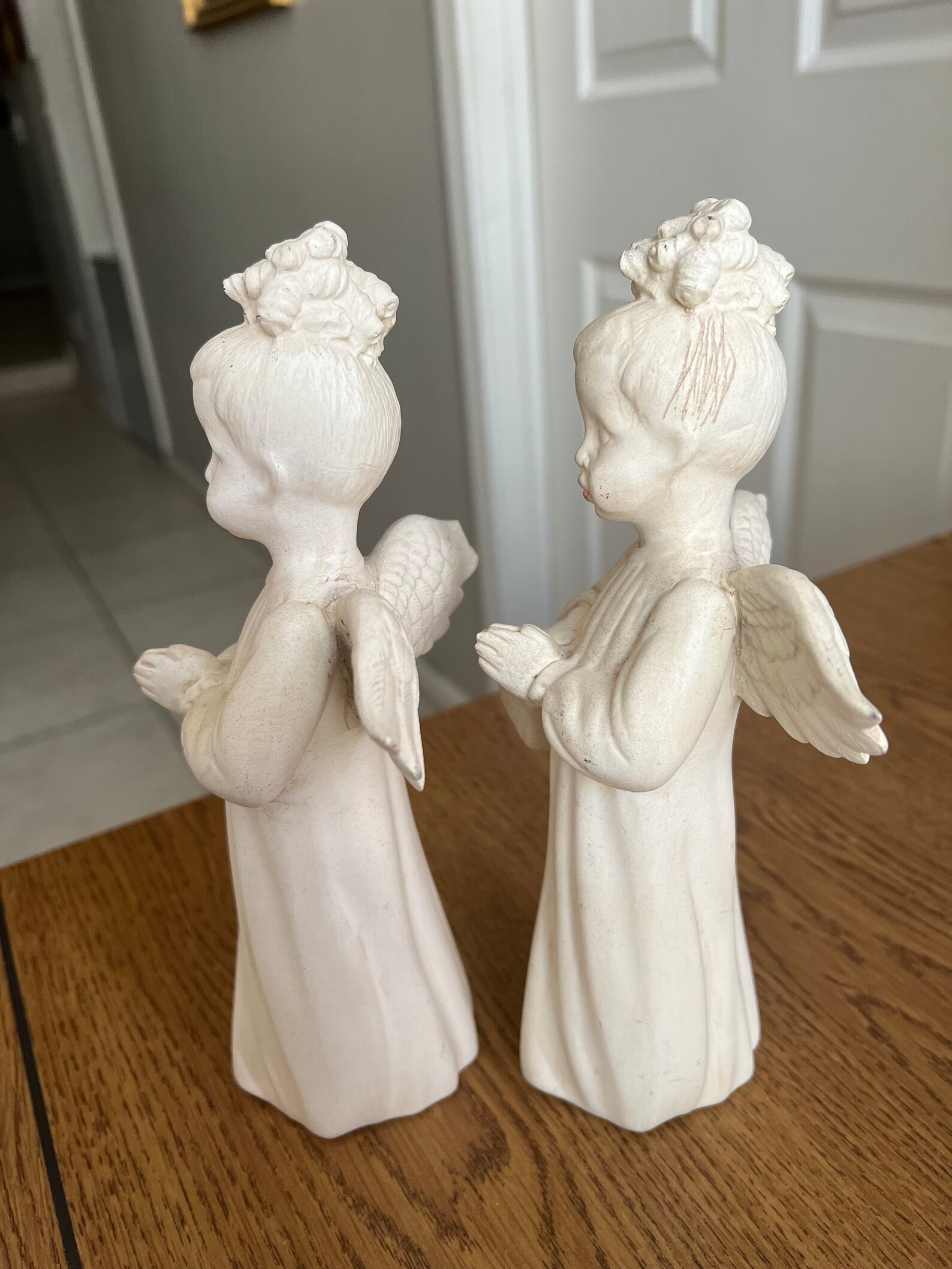 2 Vintage Ceramic Mold Christmas Angels 9 Each by Bea M. - Etsy