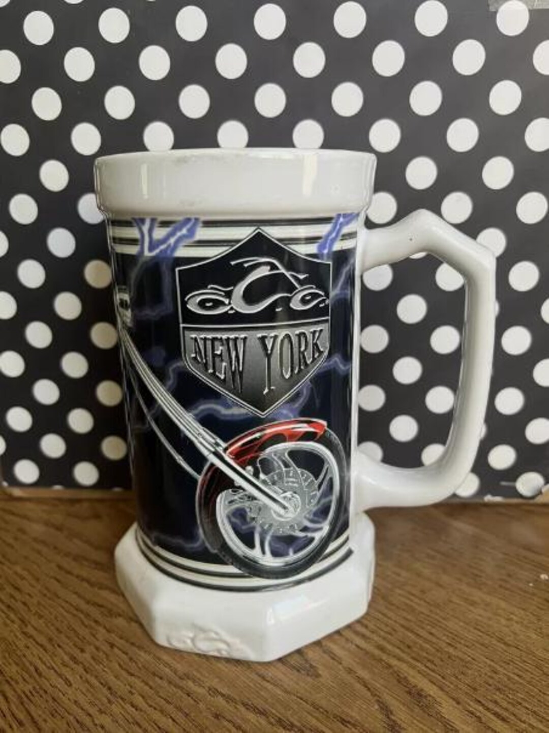 Vintage Orange County Choppers Motorcycle Beer Stein Mug 2005 New York ...
