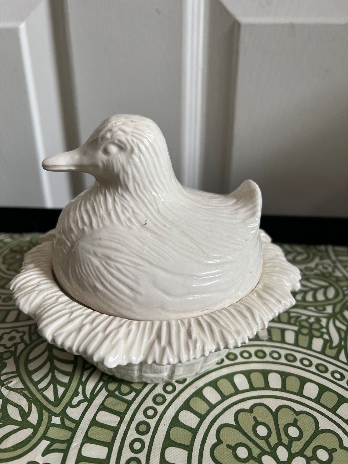 Vintage Gramics Molds White Duck Trinket/ Candy Dish - Etsy