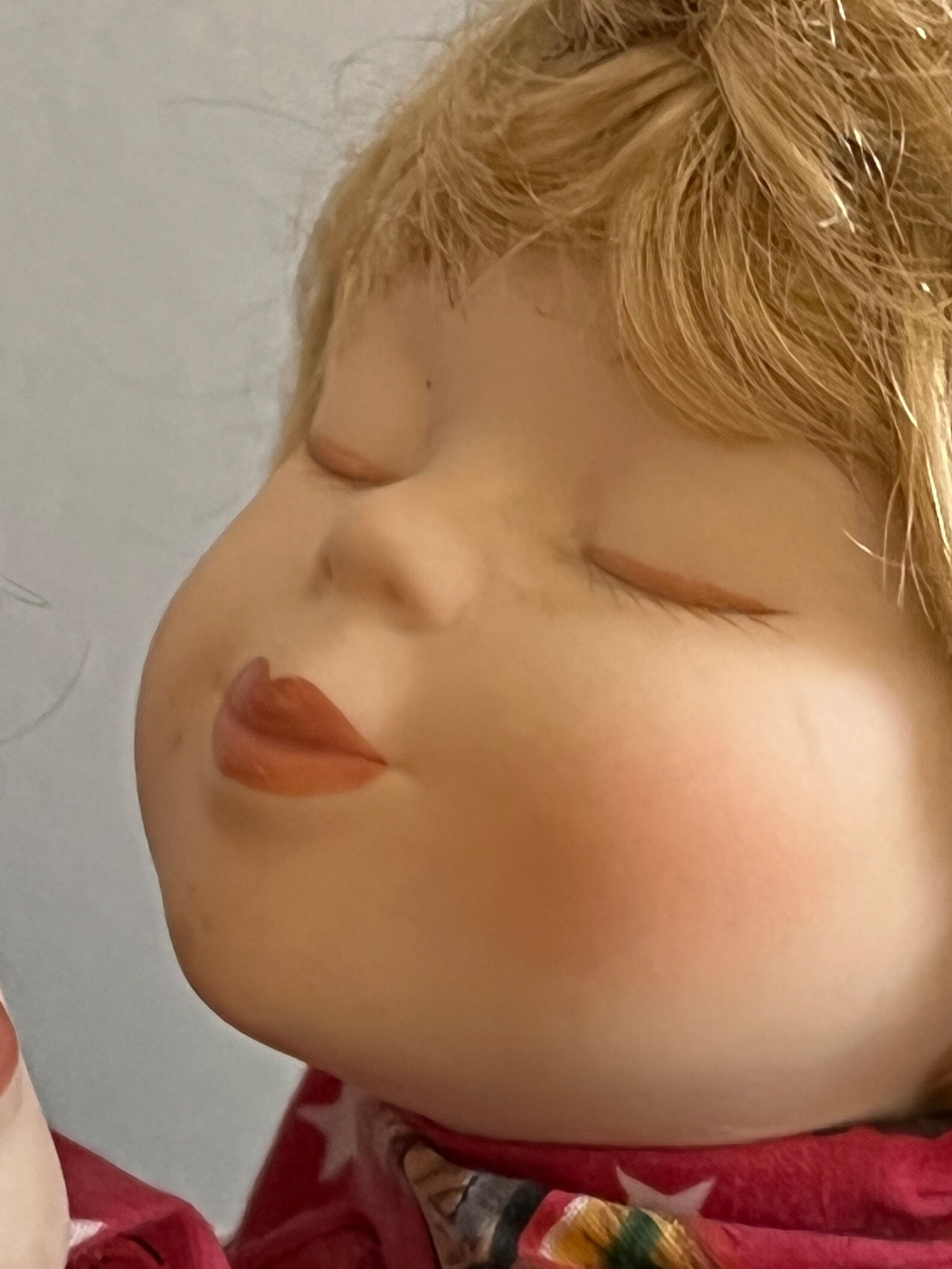 Vintage Two Porcelain Kissing Dolls 9 Sitting Country - Etsy