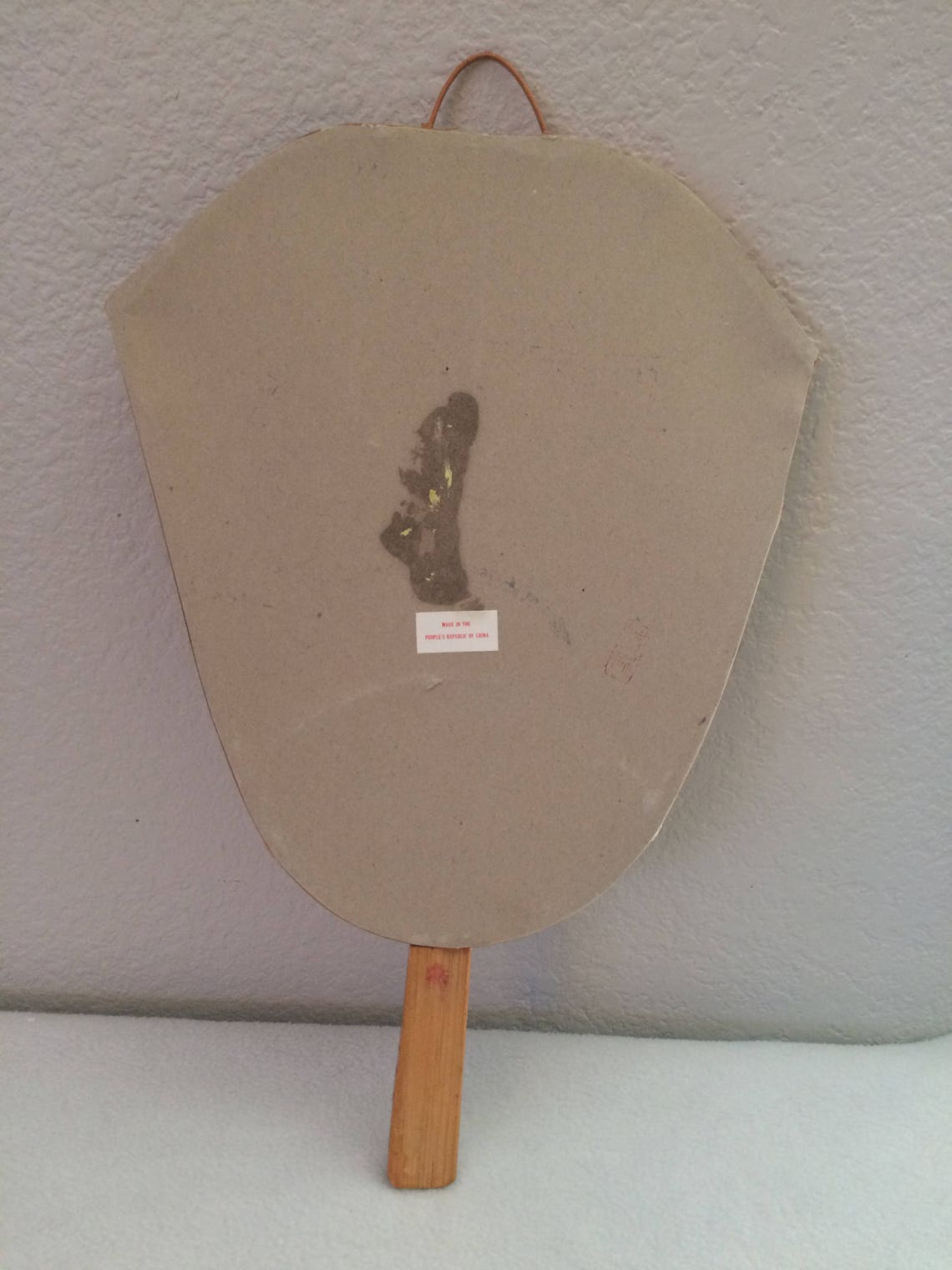 Vtg Hand Painted Stamped Signed Wall Fans Made in People's | Etsy