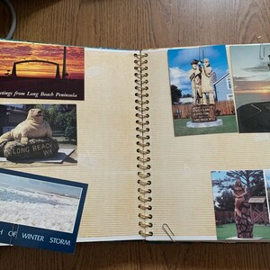 Vintage Postcard Album With Collection of 53+ Unused Post Cards Photo ...