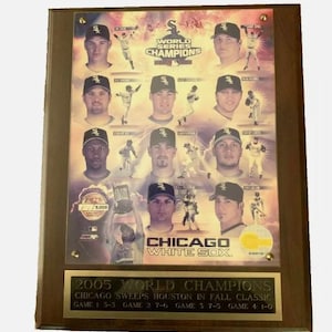 Chicago White Sox World Series Champions 2005 Wall Plaque MLB Limited Edition Collectibles - Etsy