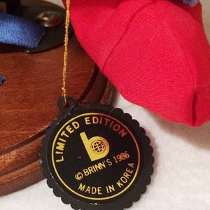 1986 Limited Edition Brinn's 1986 Fourth of July Clown on Wood Stand 14 ...