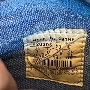 Vtg Air Jordan E2 2002 White, Carolina Blue & Silver Sz 13 020305Y3 B ...