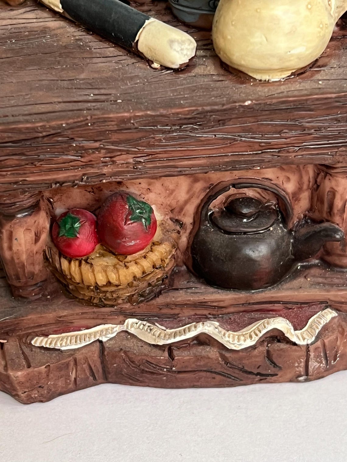 Vintage M.V.P. Designs Poly Bears Playing Mother /son Bear Baking Resin ...