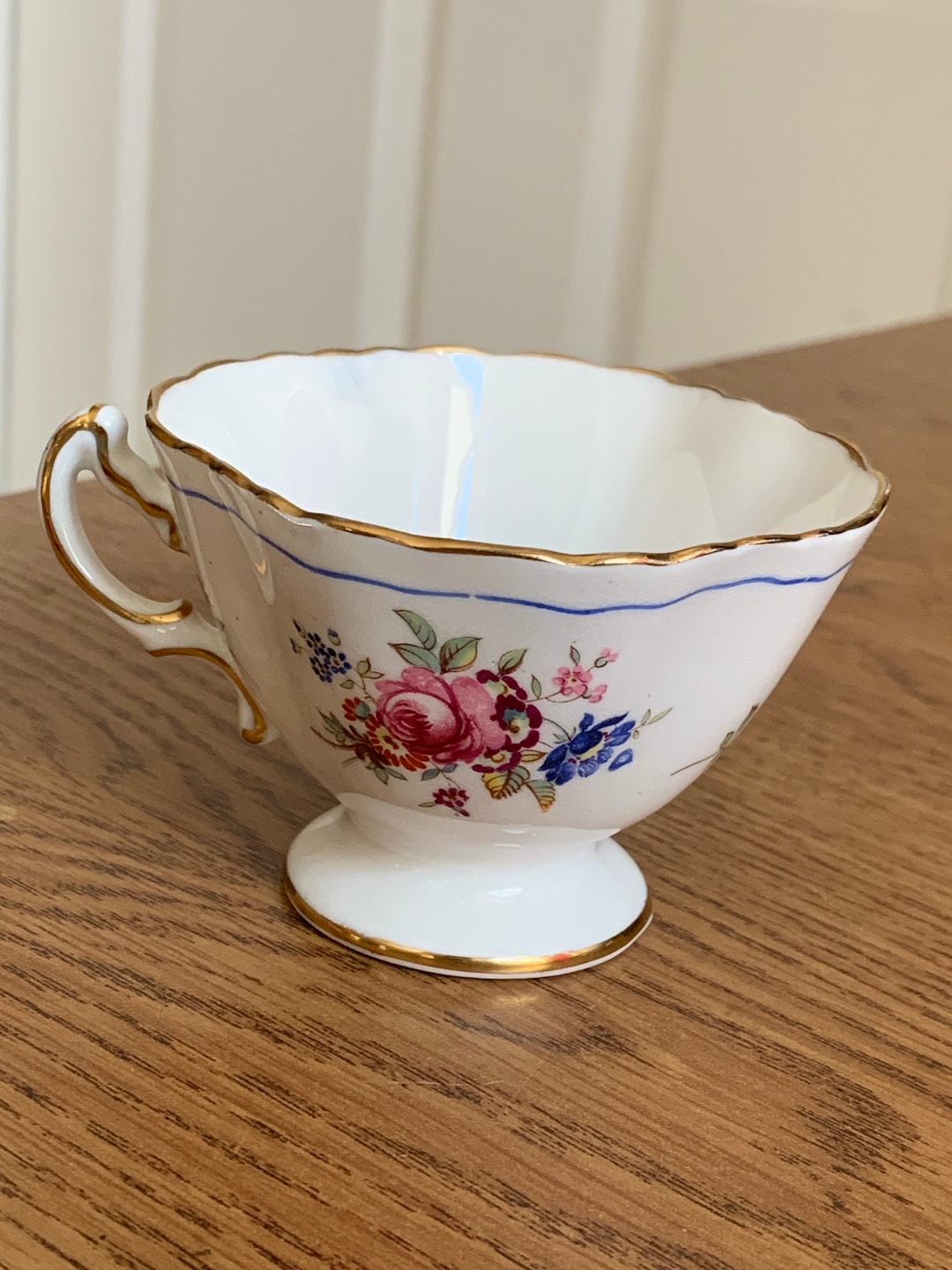 Antique Hammersley Bone China Tea Cup Floral Stamped on Bottom - Etsy