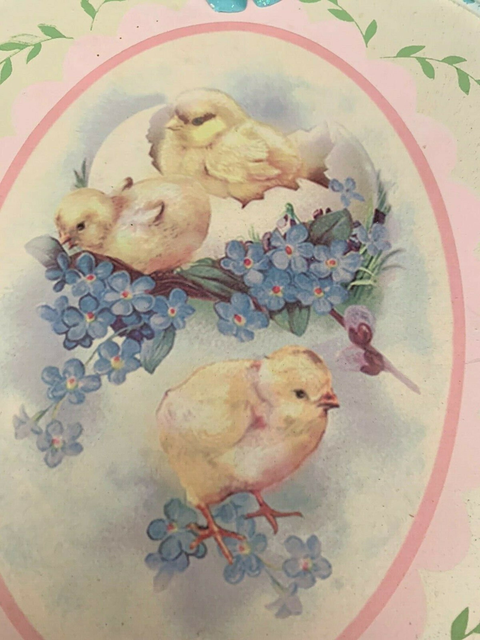 Vintage Collectible Easter Floral and Chickadee Welcome Tin | Etsy