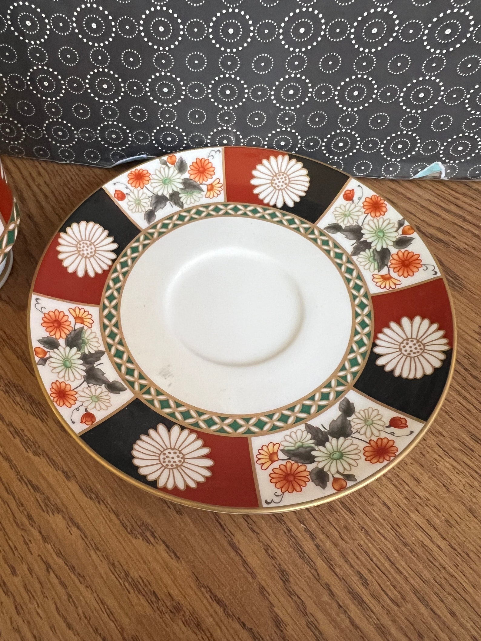 Vintage Footed Cup and Saucer by Mikasa Shogun Discontinued Pattern ...