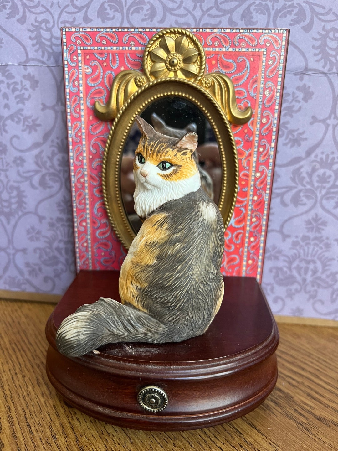 Vtg 1990 Ivory Cats 1st Series the San Francisco Music Box - Etsy