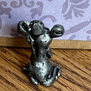 Vintage Mini Pewter Mouse Animal Figurine 1.25 X 3/4” Vintage ...