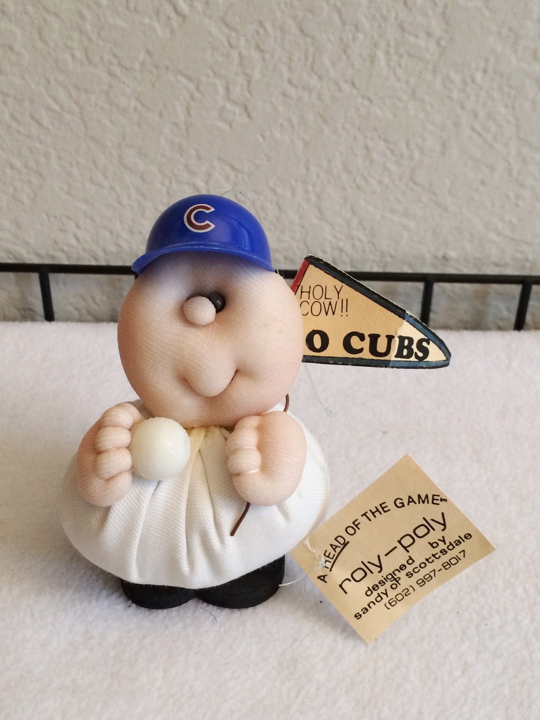 Vintage Nylon Miniature Roly Poly A Head of the Games Cub Doll by Sandy ...