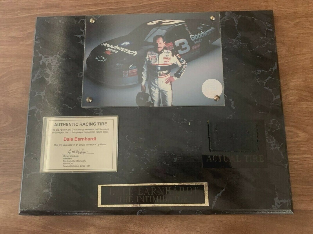Vintage Dale Earnhardt the Intimidator Wall Plaque Authentic Racing ...