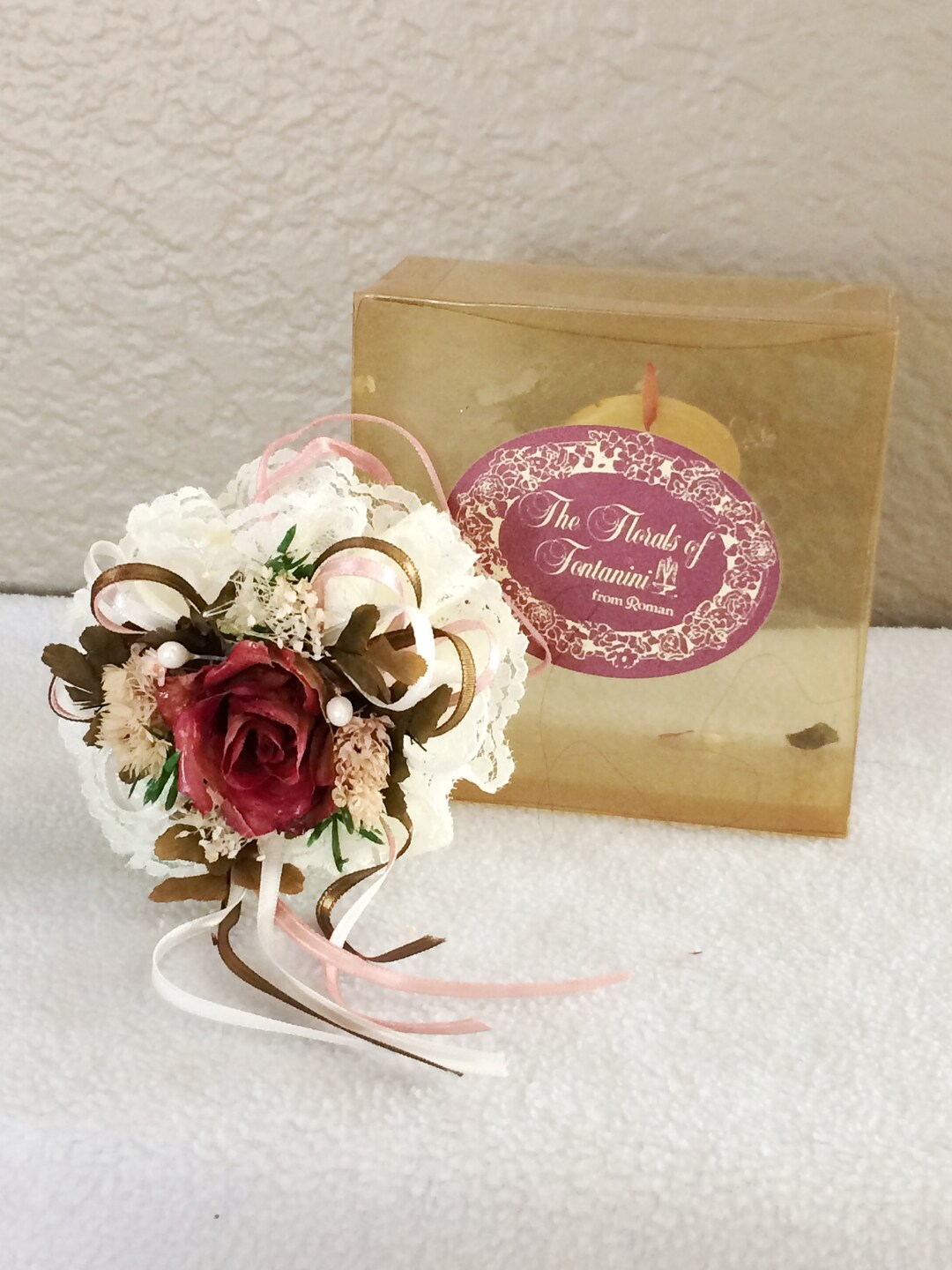 The Florals of Fontanini From Roman 1989 Rose Lace Potpourri Ornament ...