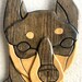 Vintage Chihuahua Dog Head Wood Intarsia Wall Hanging Decor by Michael ...