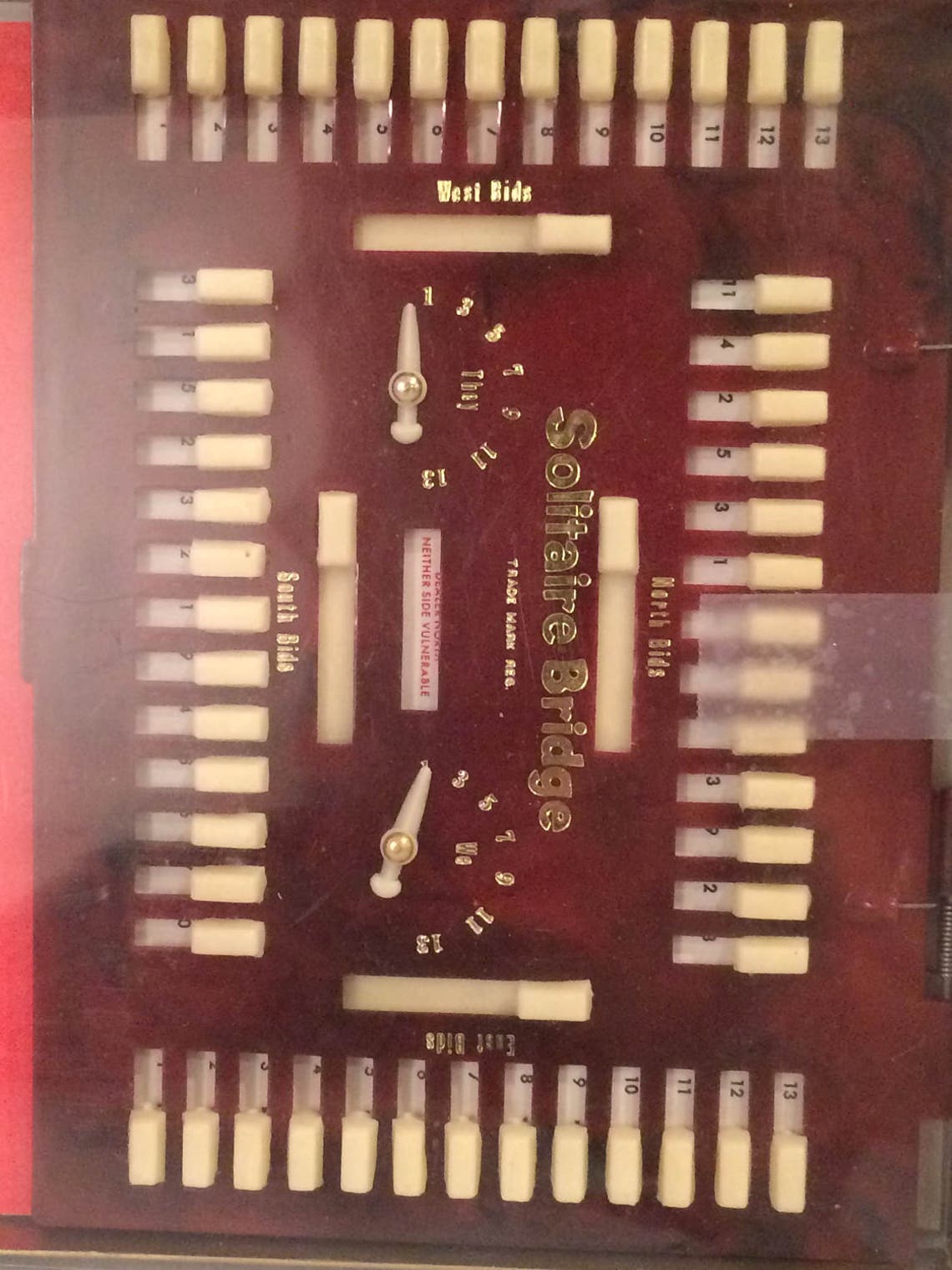 Vintage OSWALD & JAMES JACOBY Solitaire Bridge Game in Original Box ...
