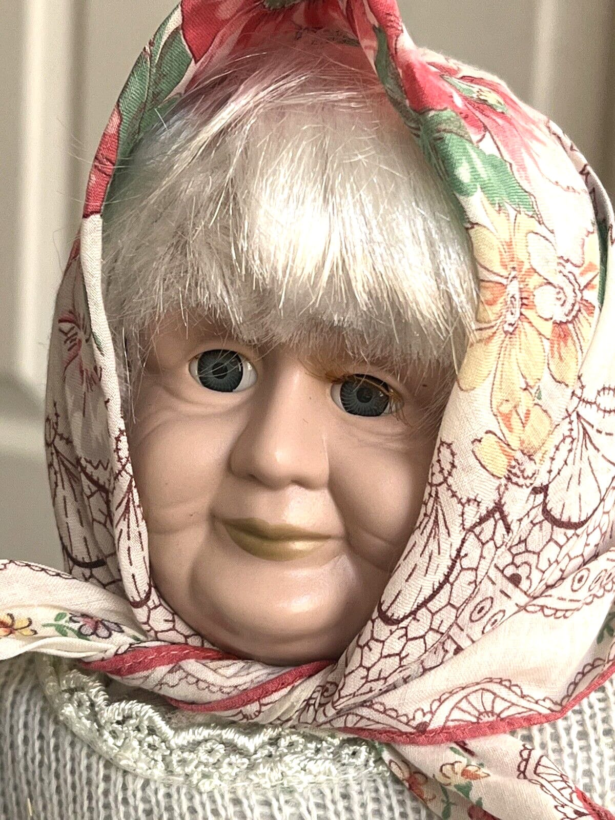 Vintage Cathay Collection 18" Grandpa and Grandma Dolls W Wood Round ...