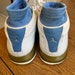 Vintage Air Jordan E2, White, Carolina Blue & Silver Sneakers, Size 13 ...