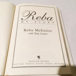 Reba My Story Book With Tom Carter 1994 244 Pages Vintage - Etsy