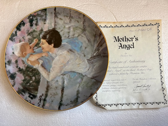 Vtg 1985 the Hamilton Collection Mother's Angel Collector | Etsy