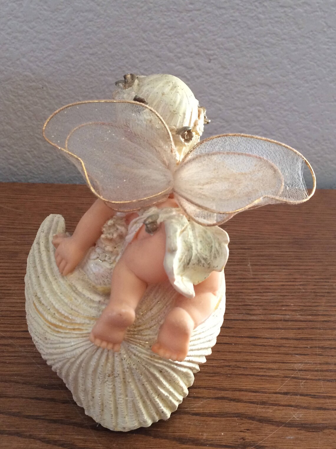 Vintage Boy Angels in a Clam Shell Cake Topper Figurine Rare! - Etsy