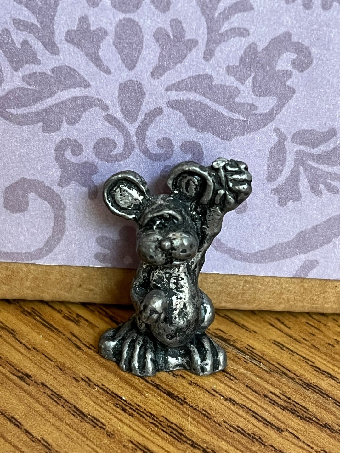 Vintage Mini Pewter Mouse Animal Figurine 1.25 X 3/4” Vintage ...