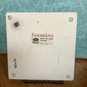 Vintage Funseekers friends Ceramic Tile 6443 Janice Joplin 2003 Ladies ...