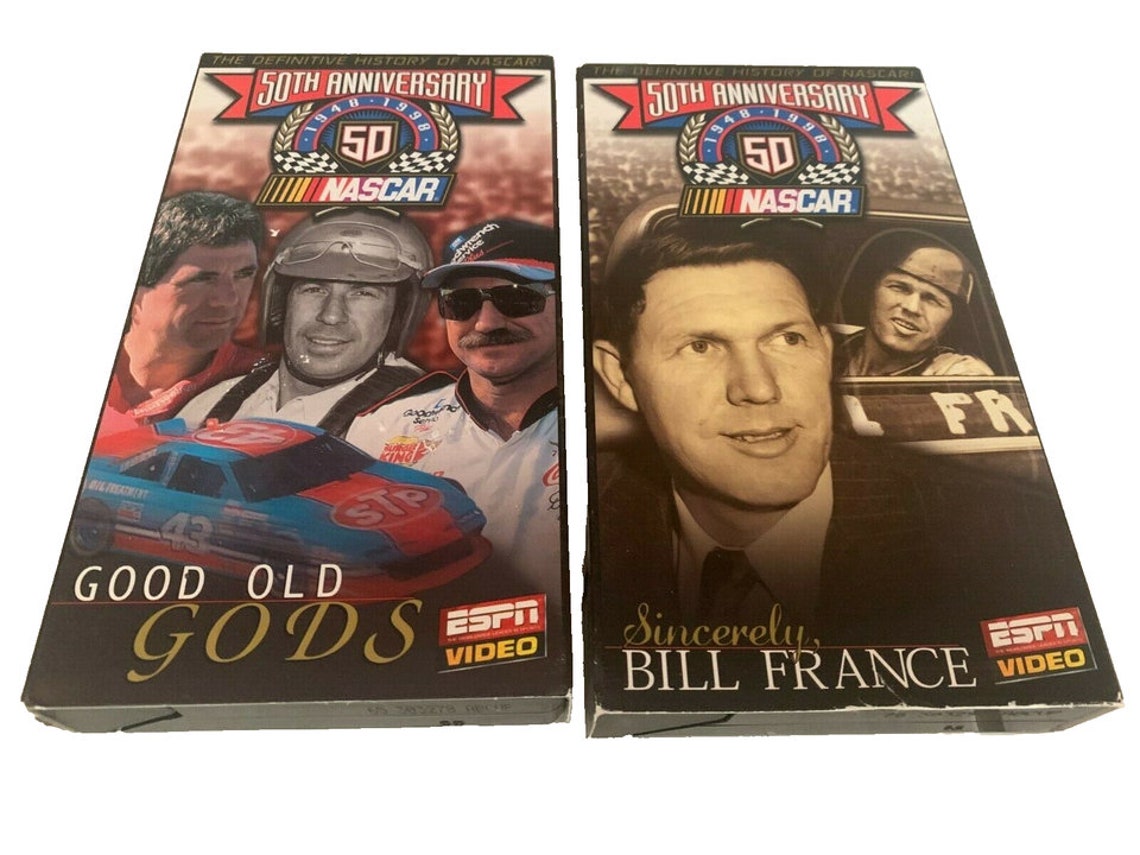 Vtg NASCAR - 50th Anniversary - ESPN Video - 5 VHS Tape Box Set ...