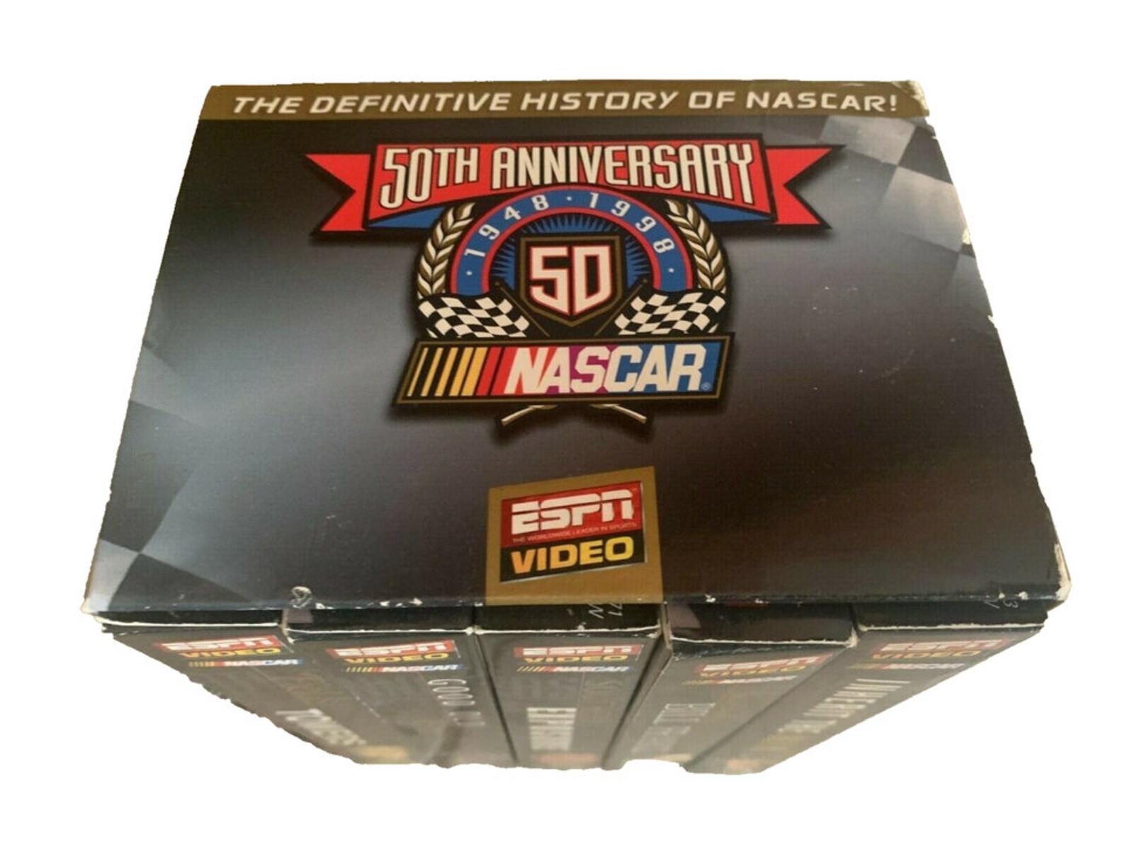 Vtg NASCAR - 50th Anniversary - ESPN Video - 5 VHS Tape Box Set ...
