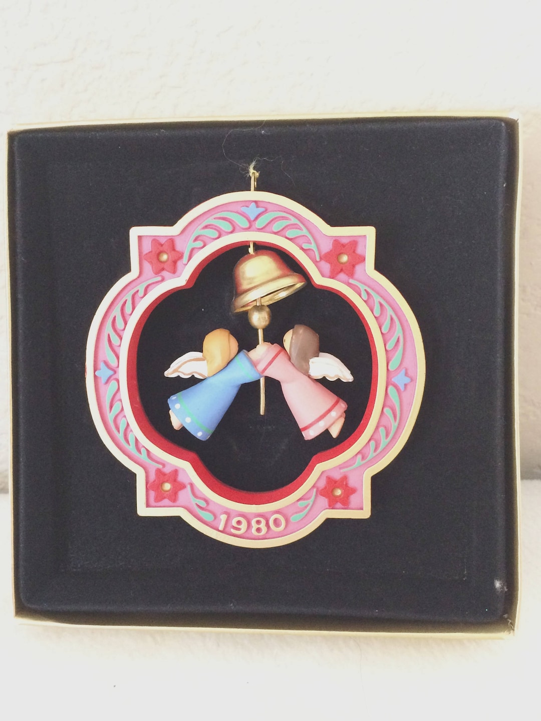 1980 Hallmark ANGELS Ringing Bell Original BOX Tree Trimmer Collection ...
