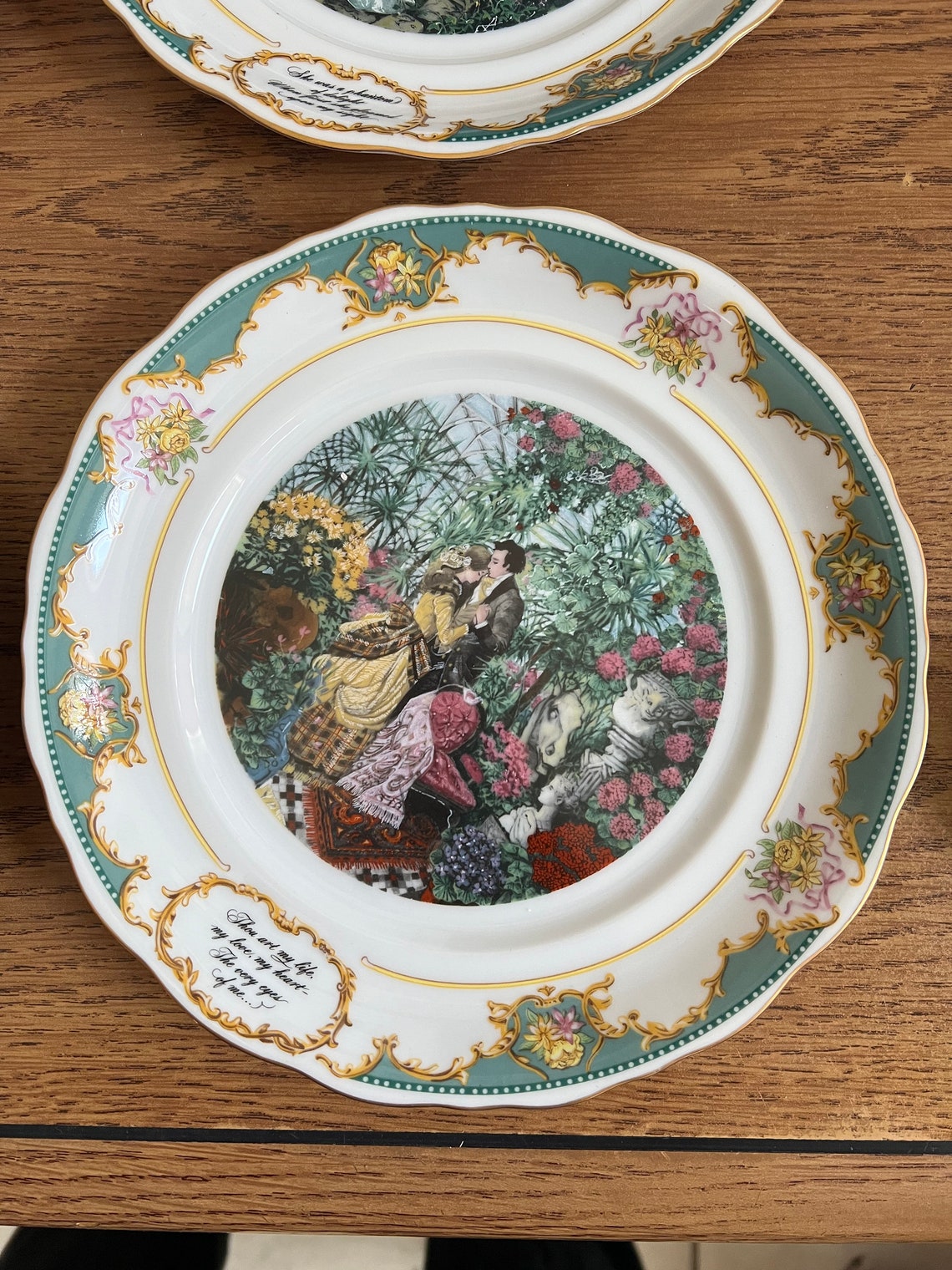 Set 5the Poetry Society 1982 Collector Plates Porcelain - Etsy