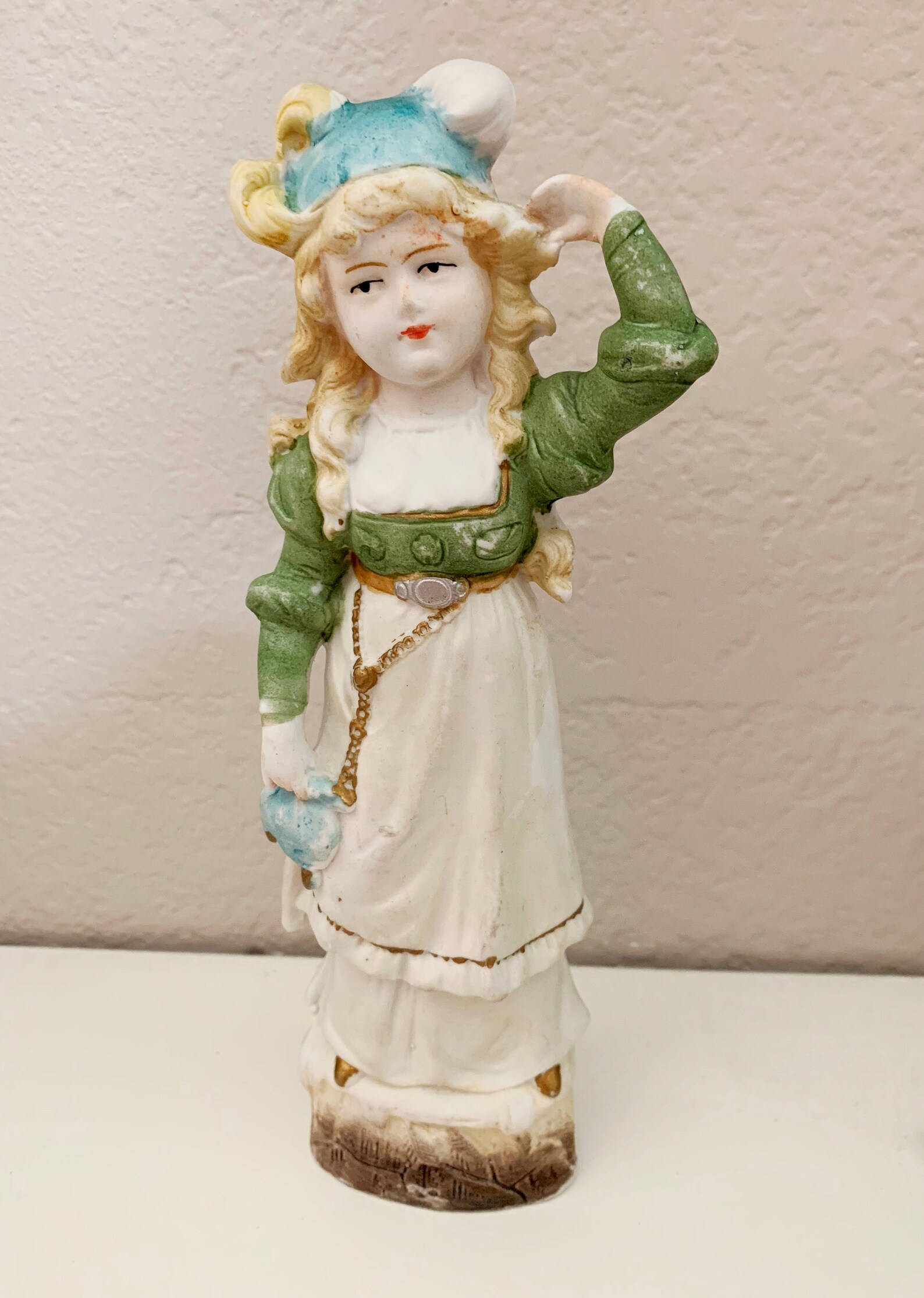 Antique German Bisque One Sided Painted Lady Signed Germany 11681 and ...