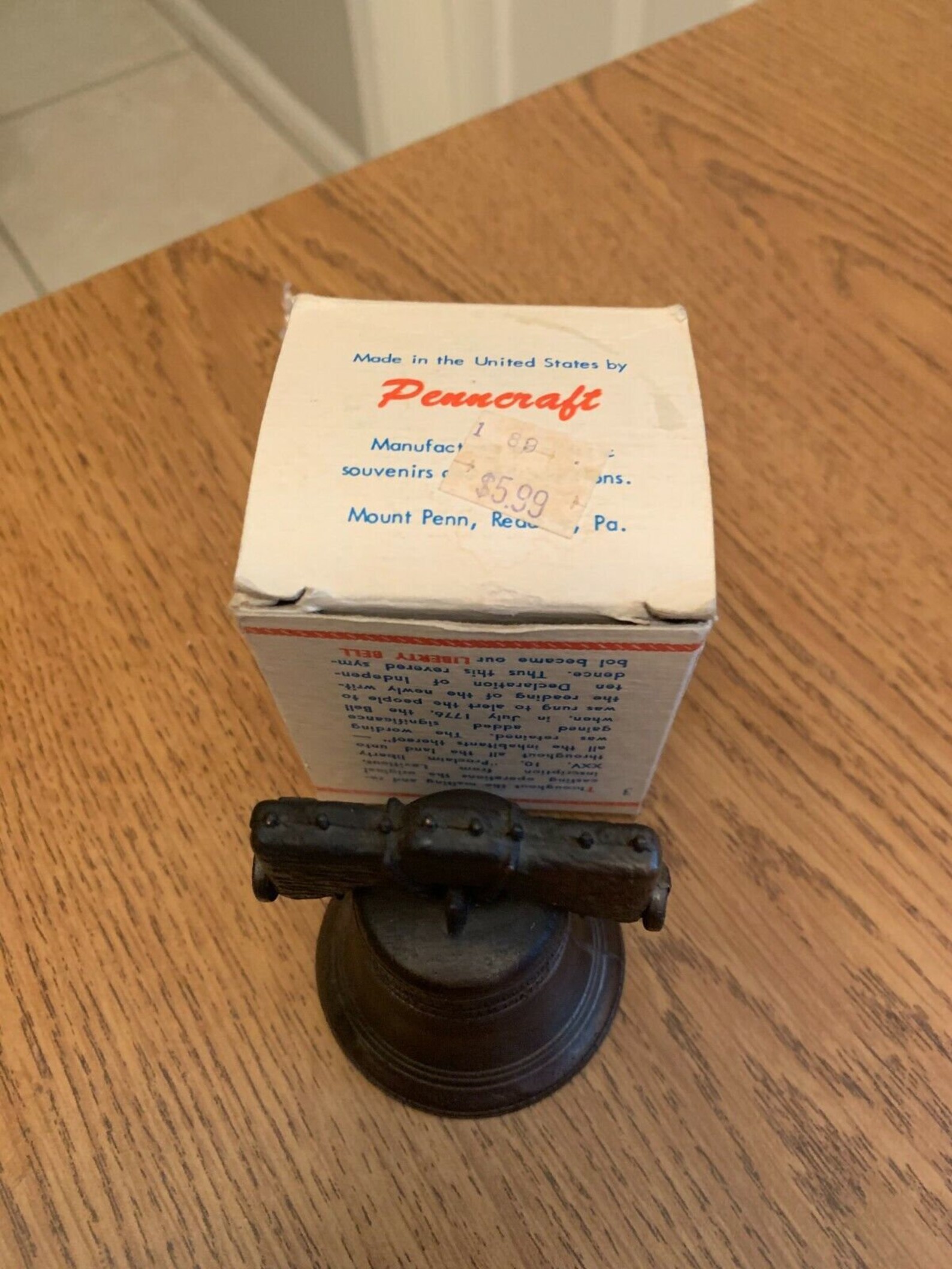 Vintage Penncraft Miniature 2 1/2x 2 Metal Liberty - Etsy