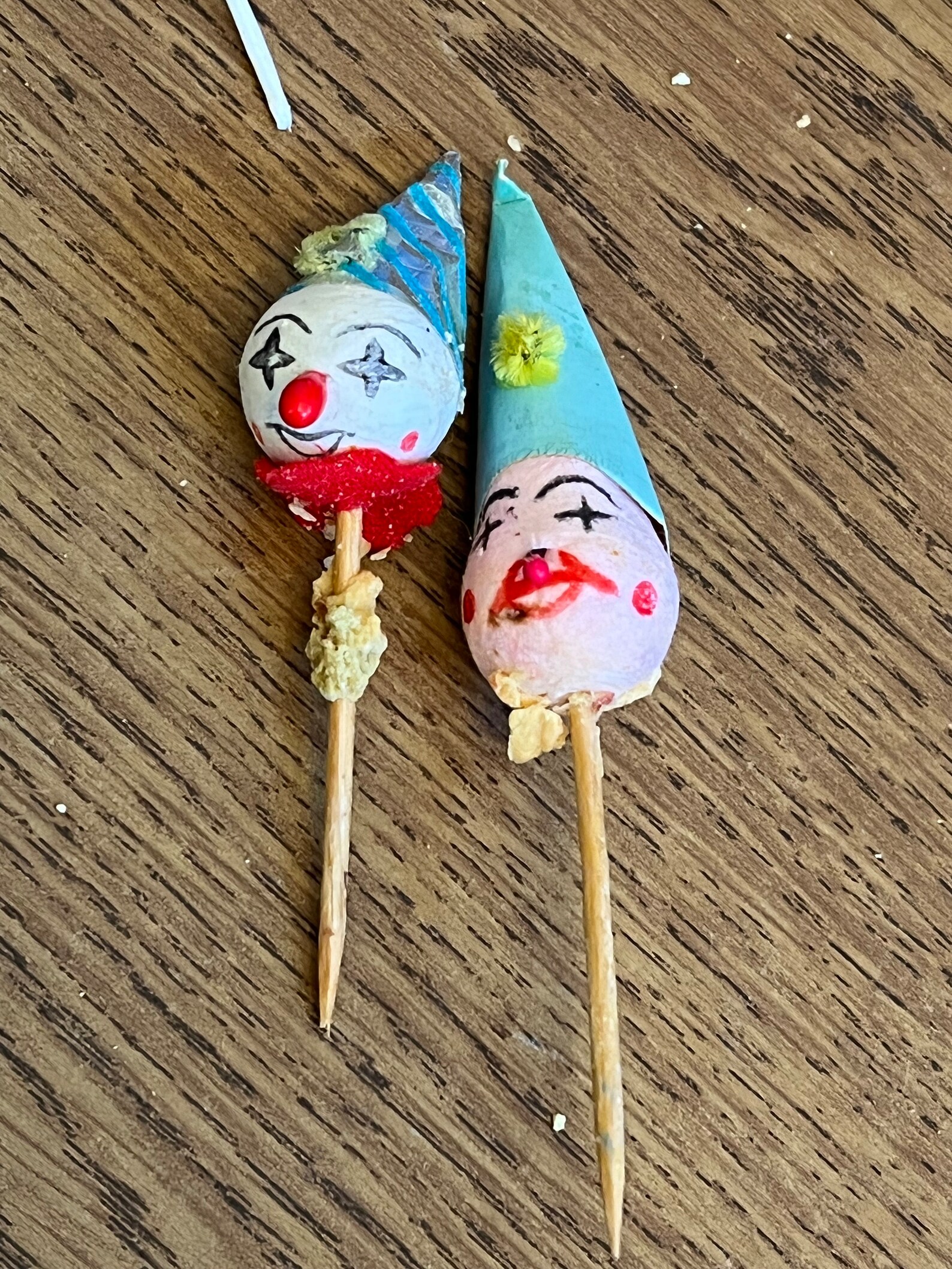 Vintage Circus Clown Plastic Cake Toppers Set of 11 - Etsy