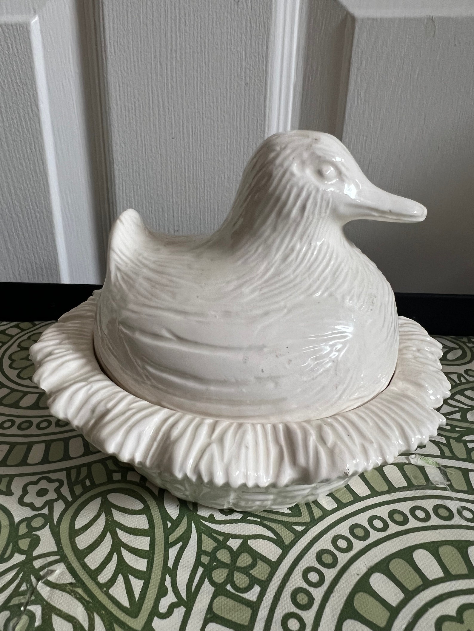 Vintage Gramics Molds White Duck Trinket/ Candy Dish - Etsy