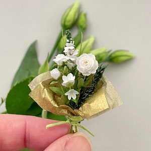 Miniature Flowers in 1/12 Scale: Bouquet of Fresh-cut Flowers - Etsy