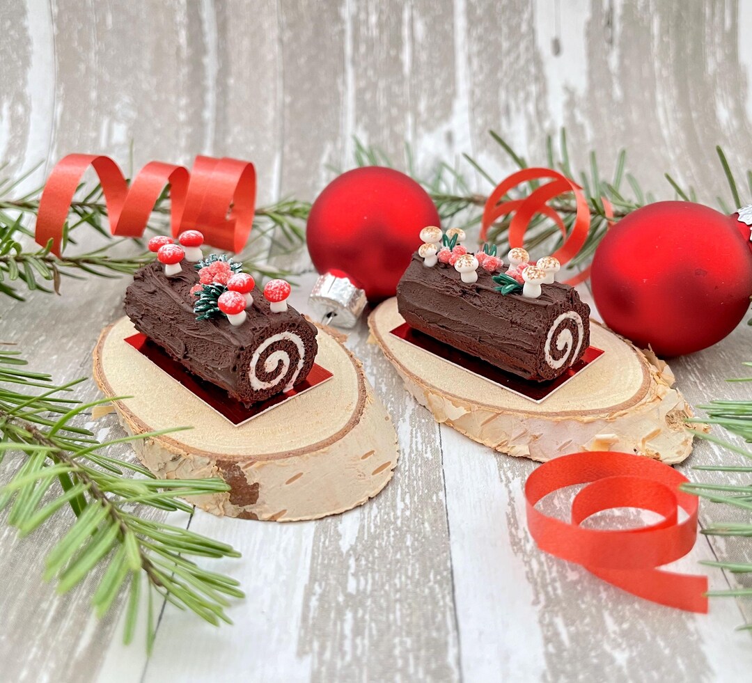 Miniature Christmas Yule Logs 1-inch Scale - Etsy
